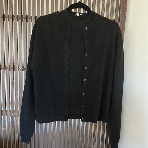 Hermes | Sweaters | Authentic Black Hermes Cashmere Twin Set | Poshmark